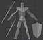 Male knight mesh 3D model - TurboSquid 1507031