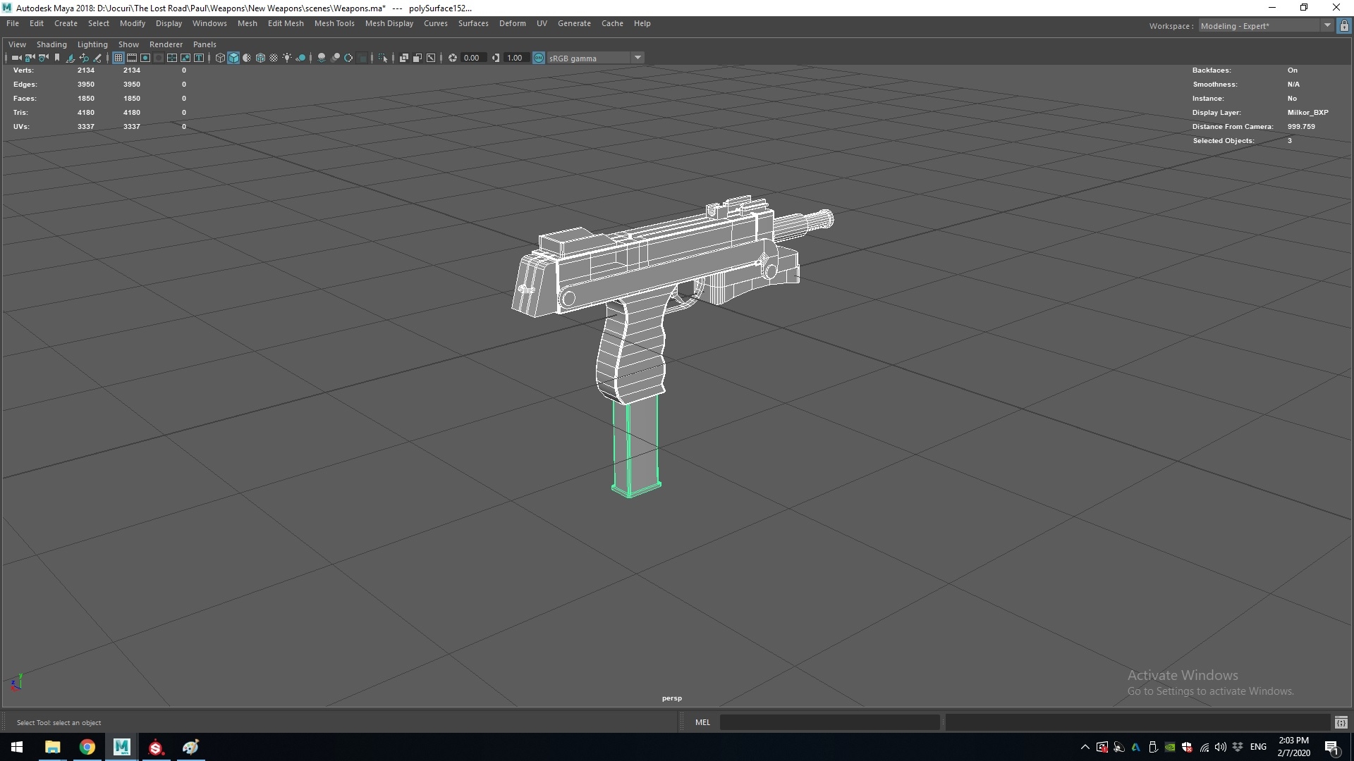 Milkor BXP - 武器3D模型 - TurboSquid 1507112