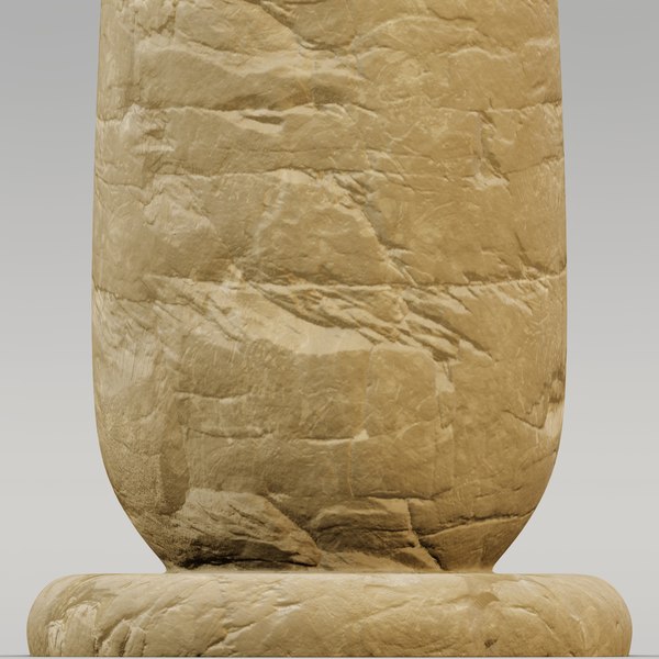 modelo 3d Columna papiriforme egipcia - TurboSquid 1507235