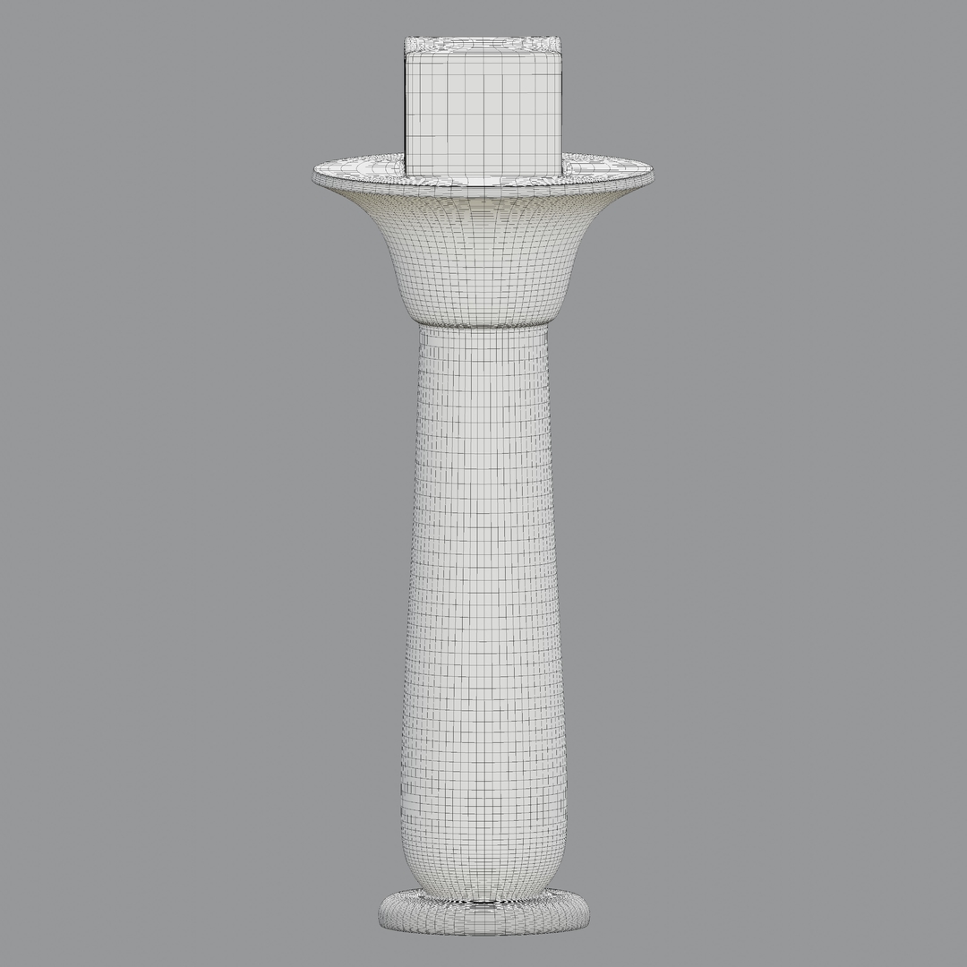 Modelo 3d Columna Papiriforme Egipcia Turbosquid 1507235
