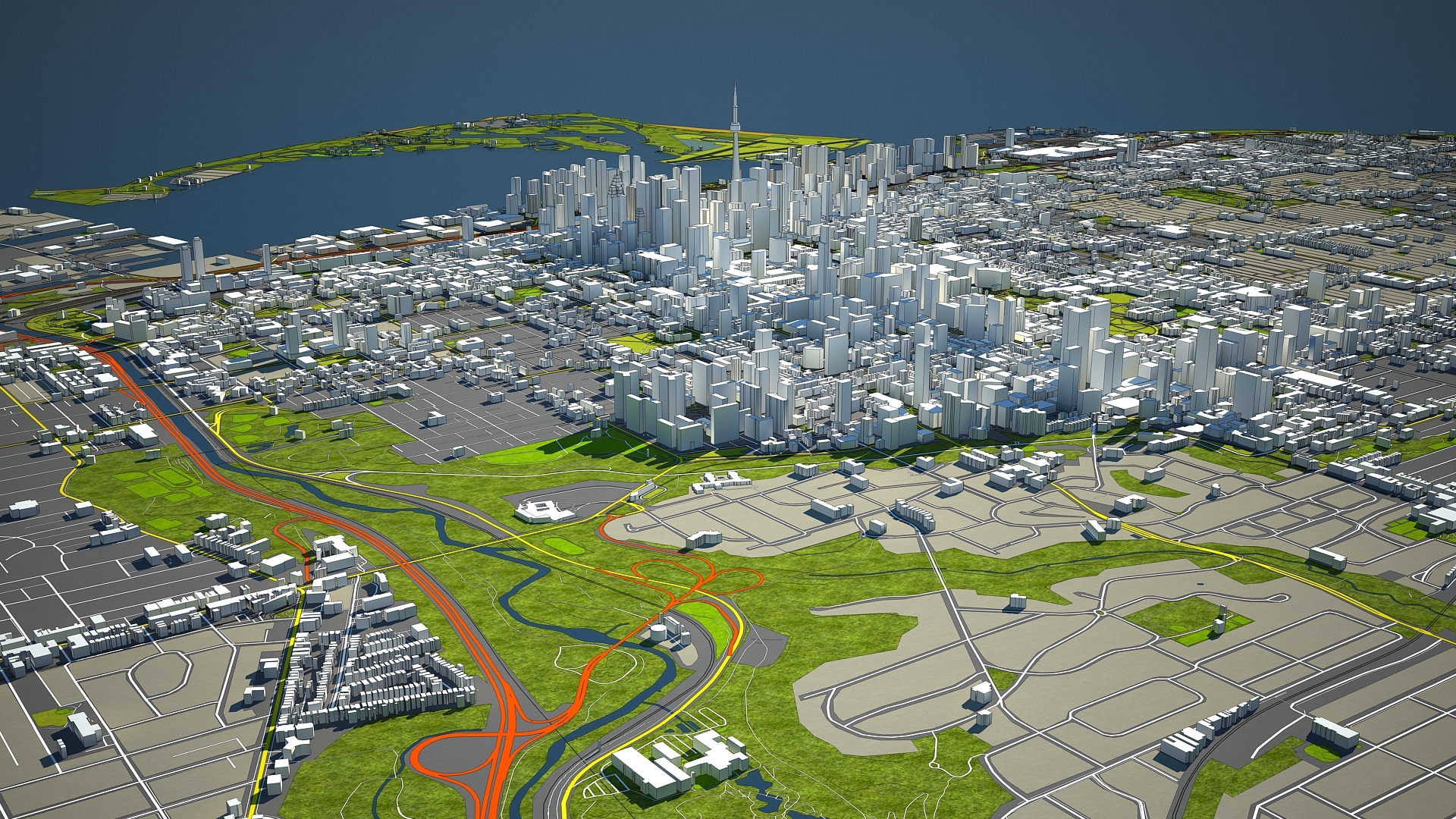 3D toronto skyline model - TurboSquid 1507210