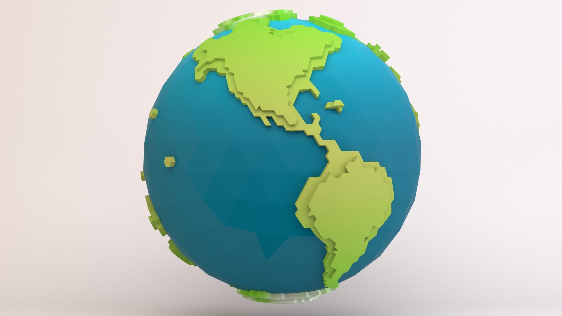 Stylized earth model - TurboSquid 1507349