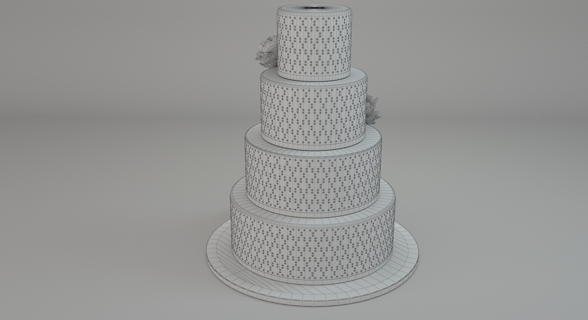3D wedding cake - TurboSquid 1507401
