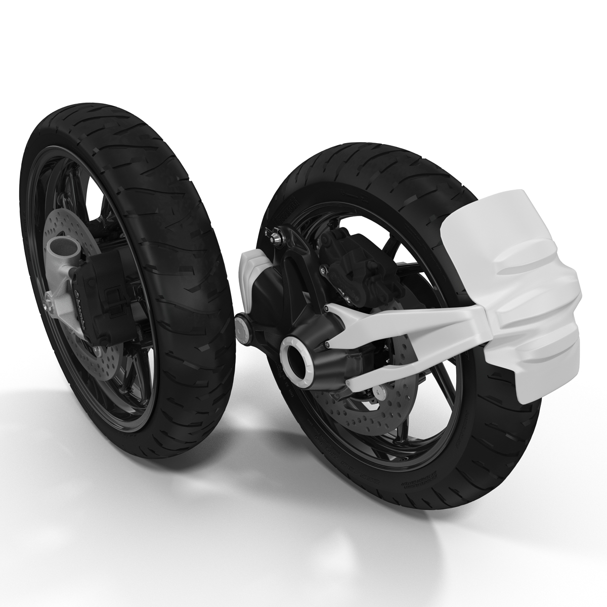 Motorcycle wheels 3D model - TurboSquid 1507425