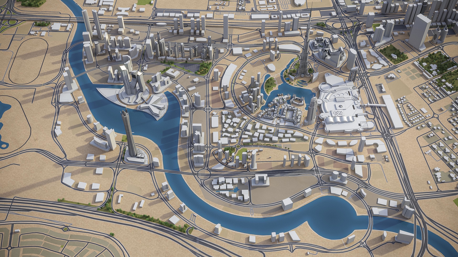 3D model dubai uae - TurboSquid 1334293