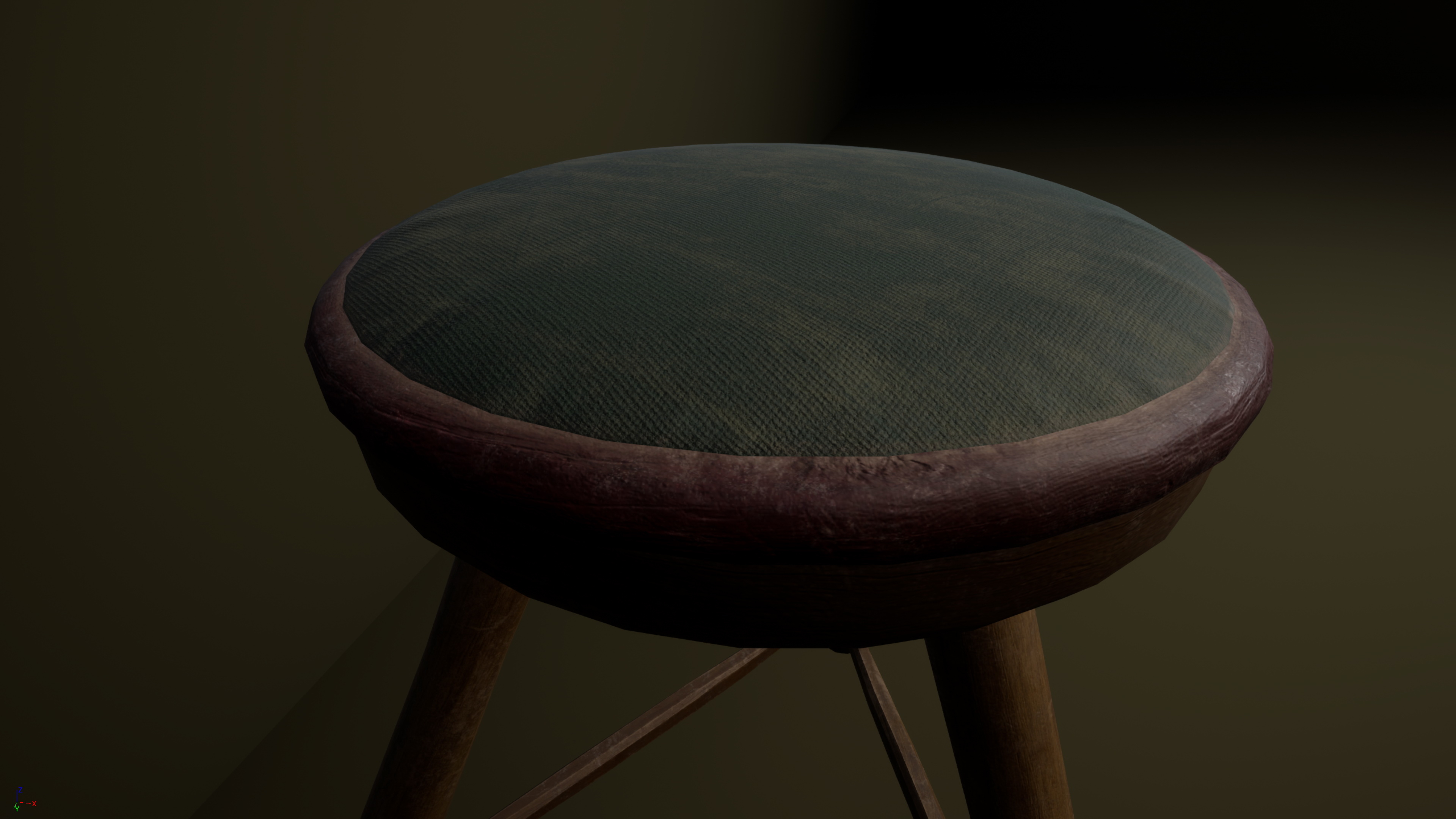 Medieval stool 3D model - TurboSquid 1507515