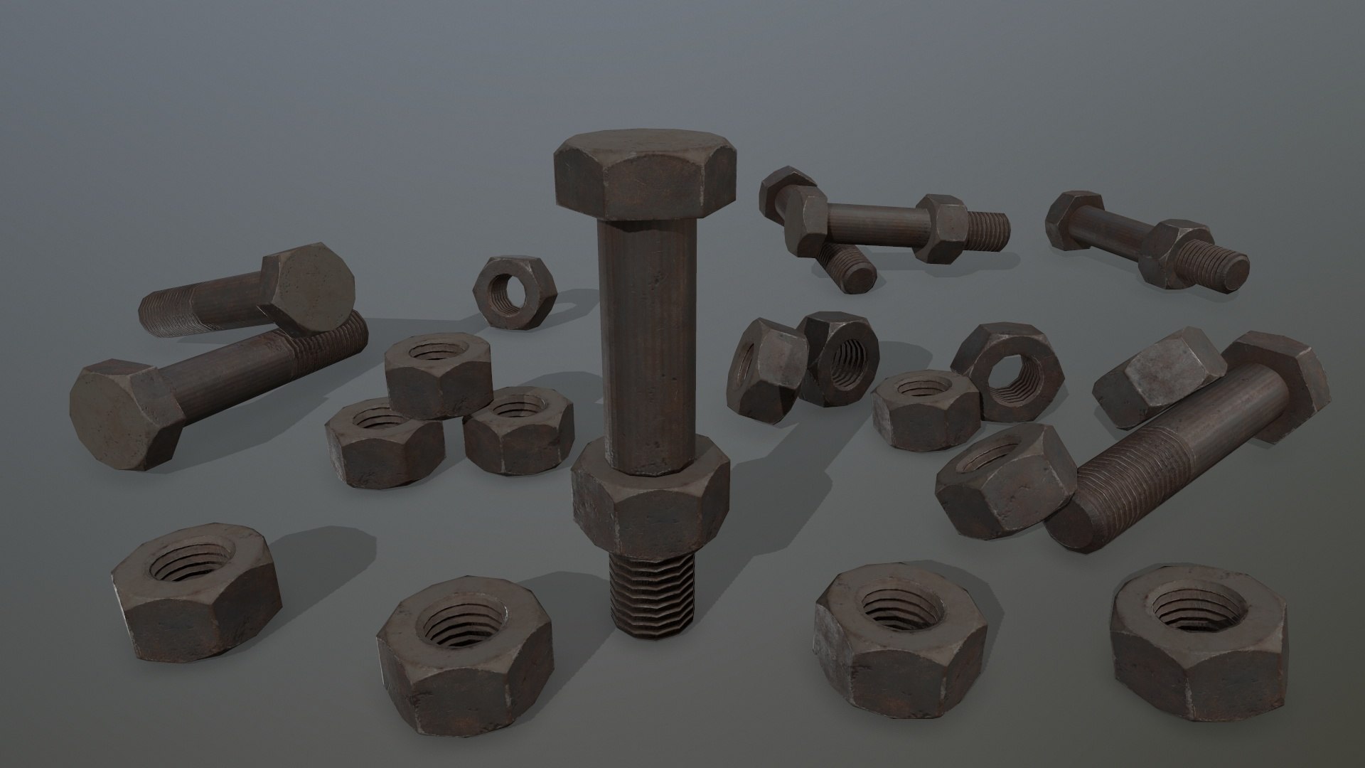 Bolts 3D model - TurboSquid 1507542