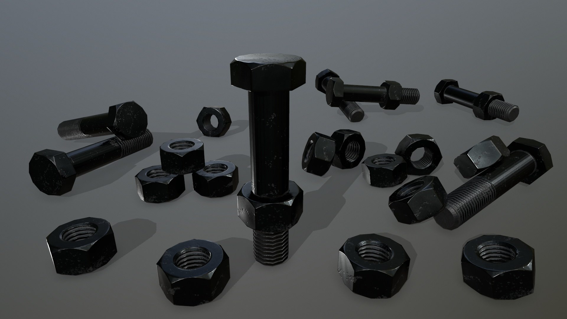 3D model bolts - TurboSquid 1507547