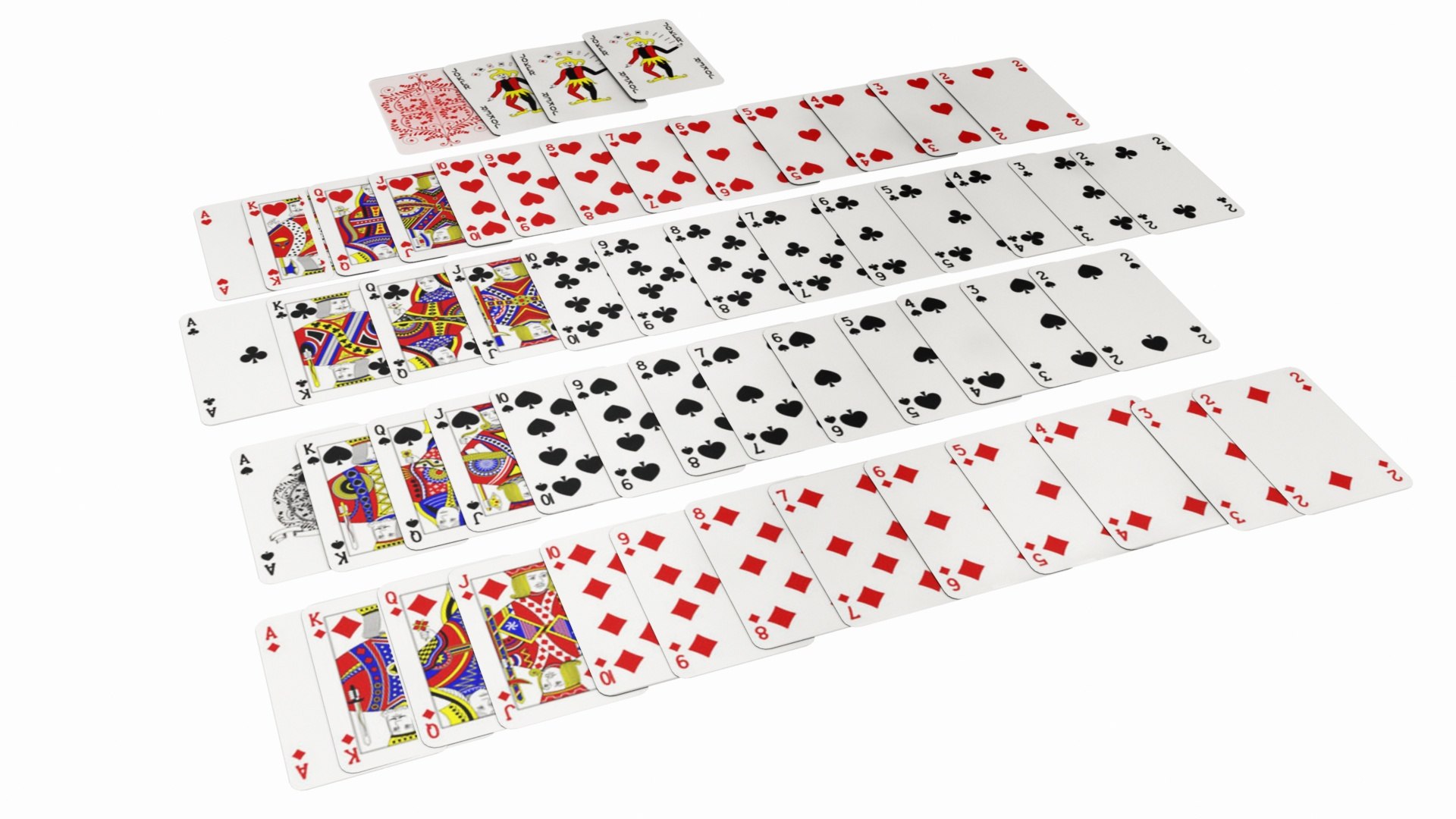 Playing cards model - TurboSquid 1507579