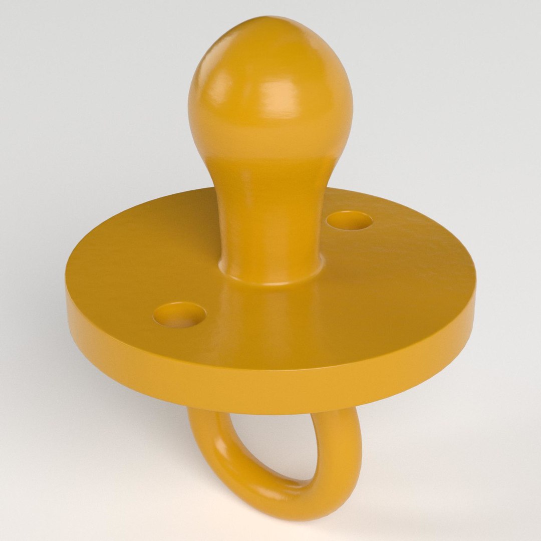 Plastic pacifier 3D model - TurboSquid 1342174