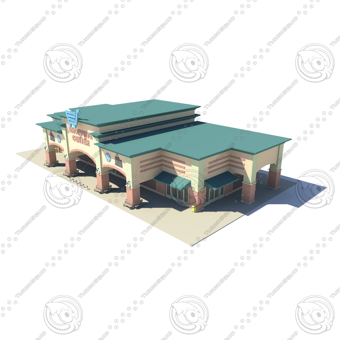 3D market supermarket - TurboSquid 1384495