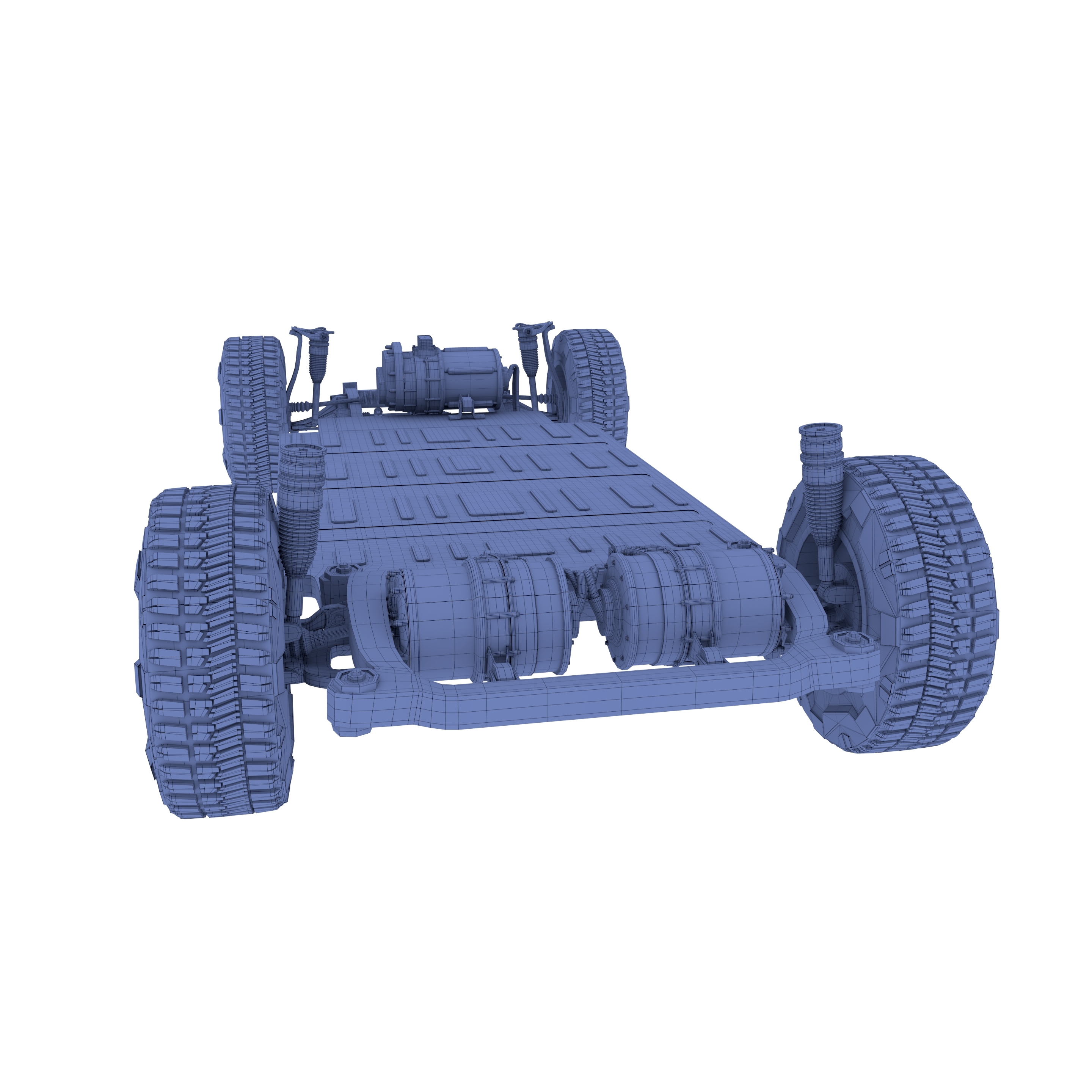 Tesla cybertruck chassis 3D model - TurboSquid 1508150