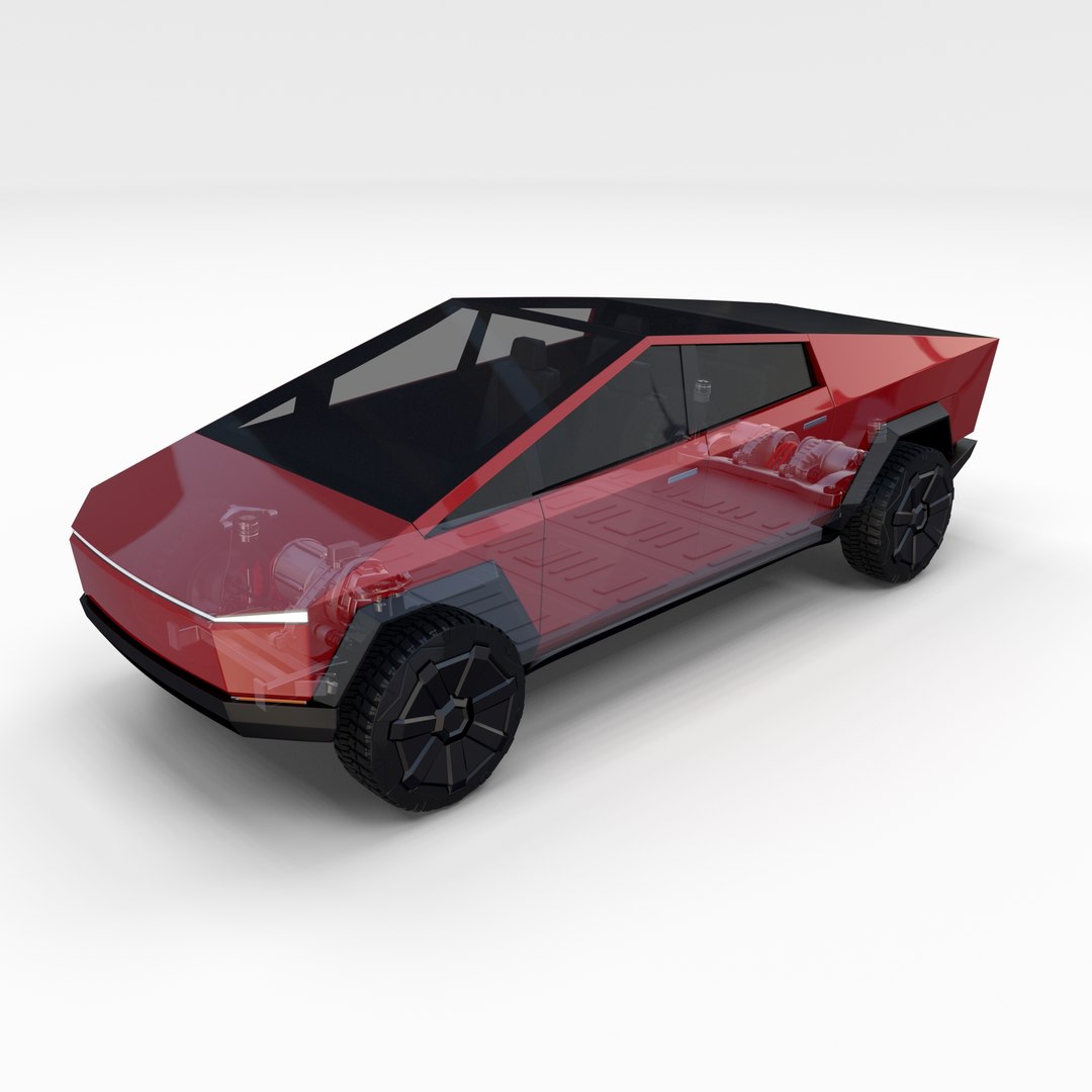 Tesla cybertruck chassis 3D model - TurboSquid 1508150