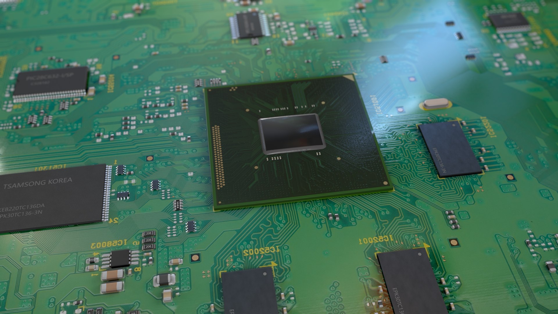 Circuit board 3D model - TurboSquid 1320257