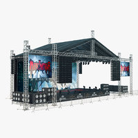 3d football soccer stadium field