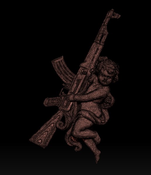 Cupid ak47 3D model - TurboSquid 1508216