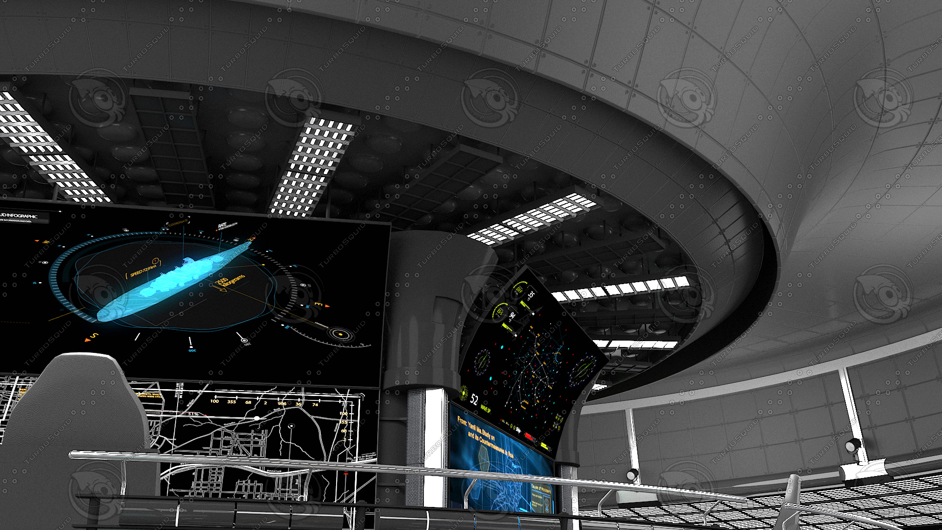 Control center 3D - TurboSquid 1508563