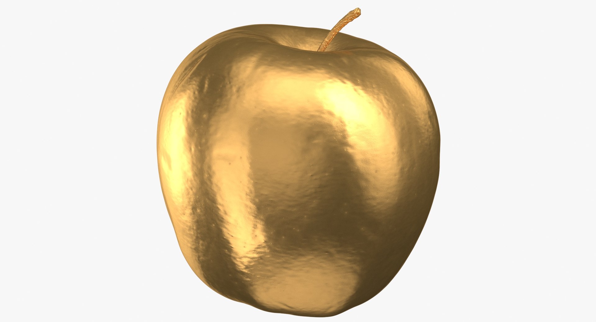 Golden delicious apple 04 3D model - TurboSquid 1508300