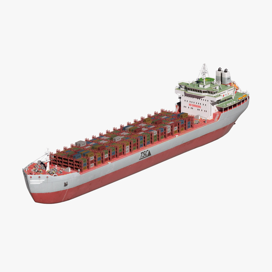 Container ship generic vessel model - TurboSquid 1508599