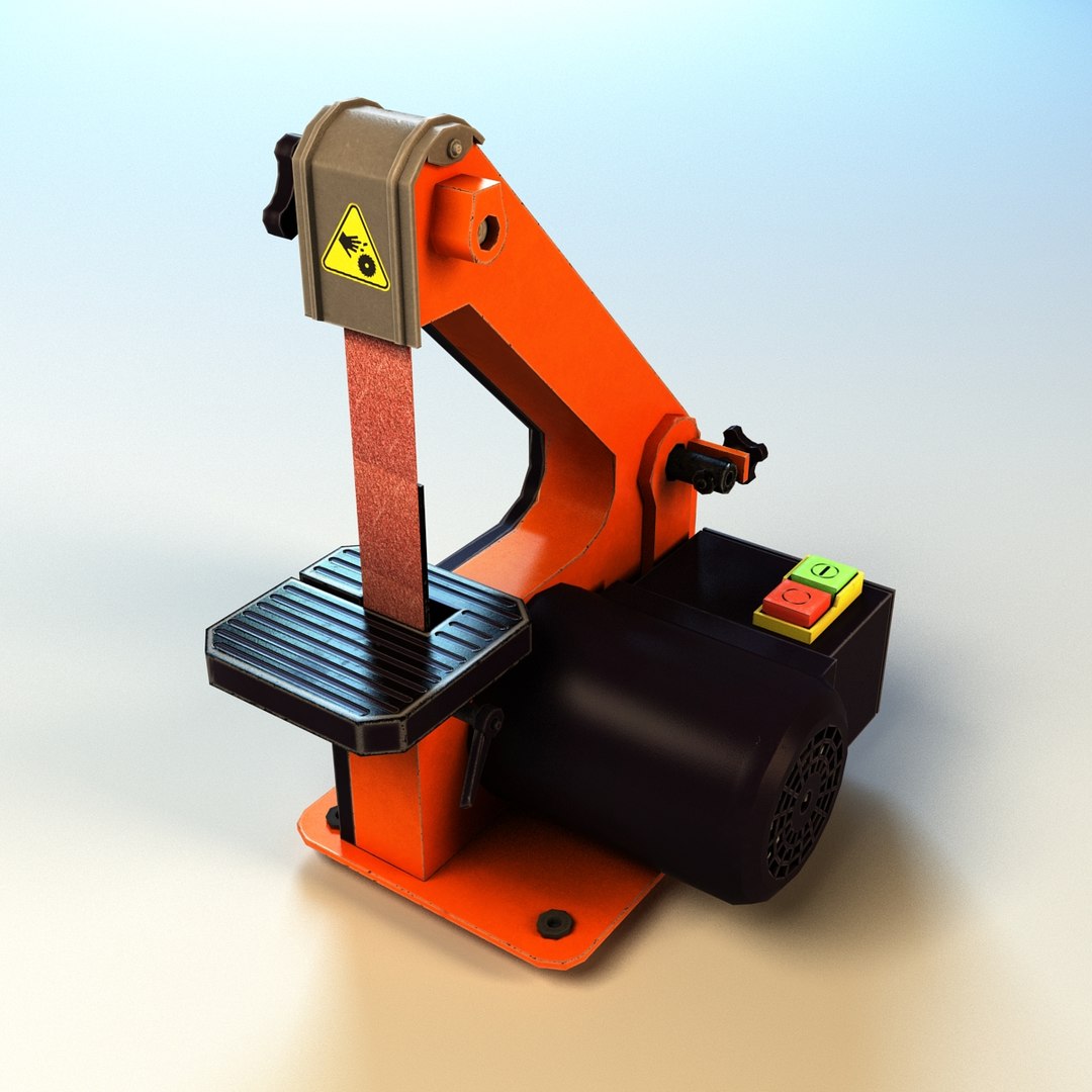 3D machine grinder - TurboSquid 1508433