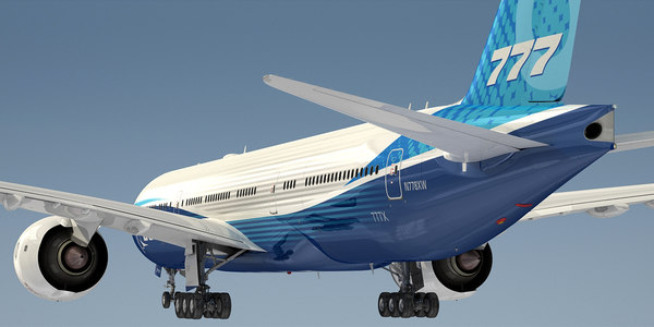 Boeing 777-8 aircraft 3D model - TurboSquid 1508444