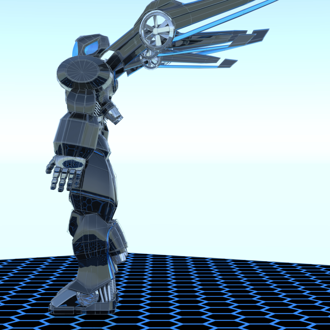Wing robot 3D - TurboSquid 1508443
