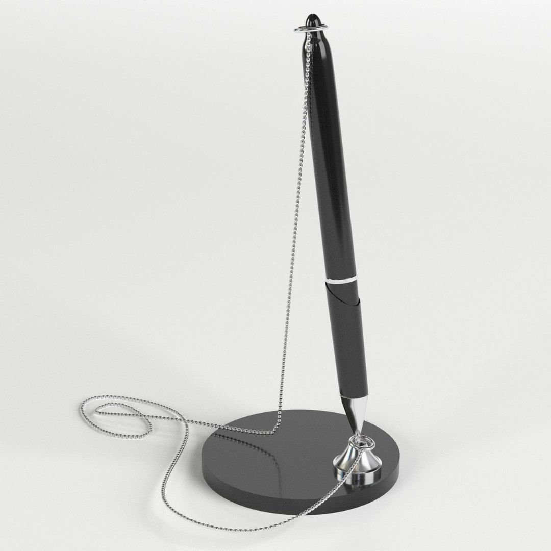 3D reception pen chain model - TurboSquid 1375689