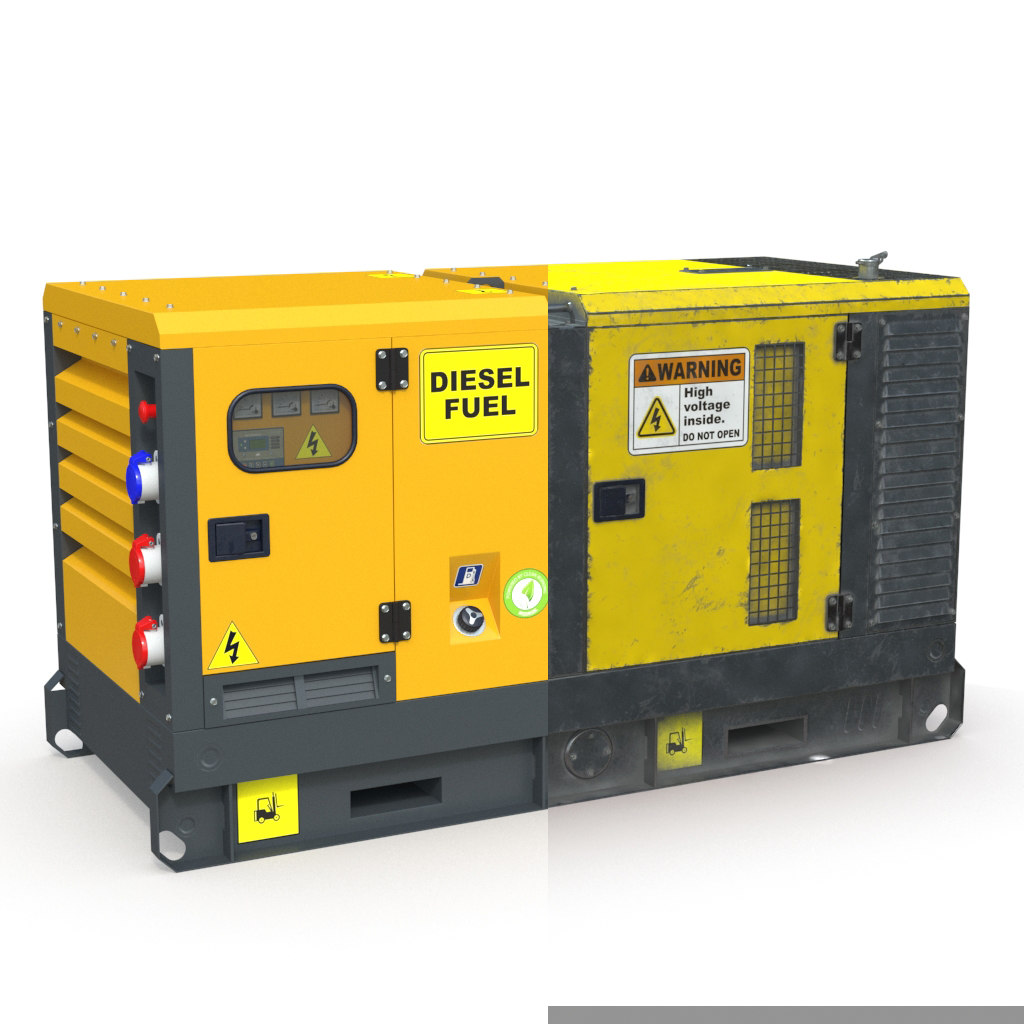 3D power generator pbr model - TurboSquid 1508528