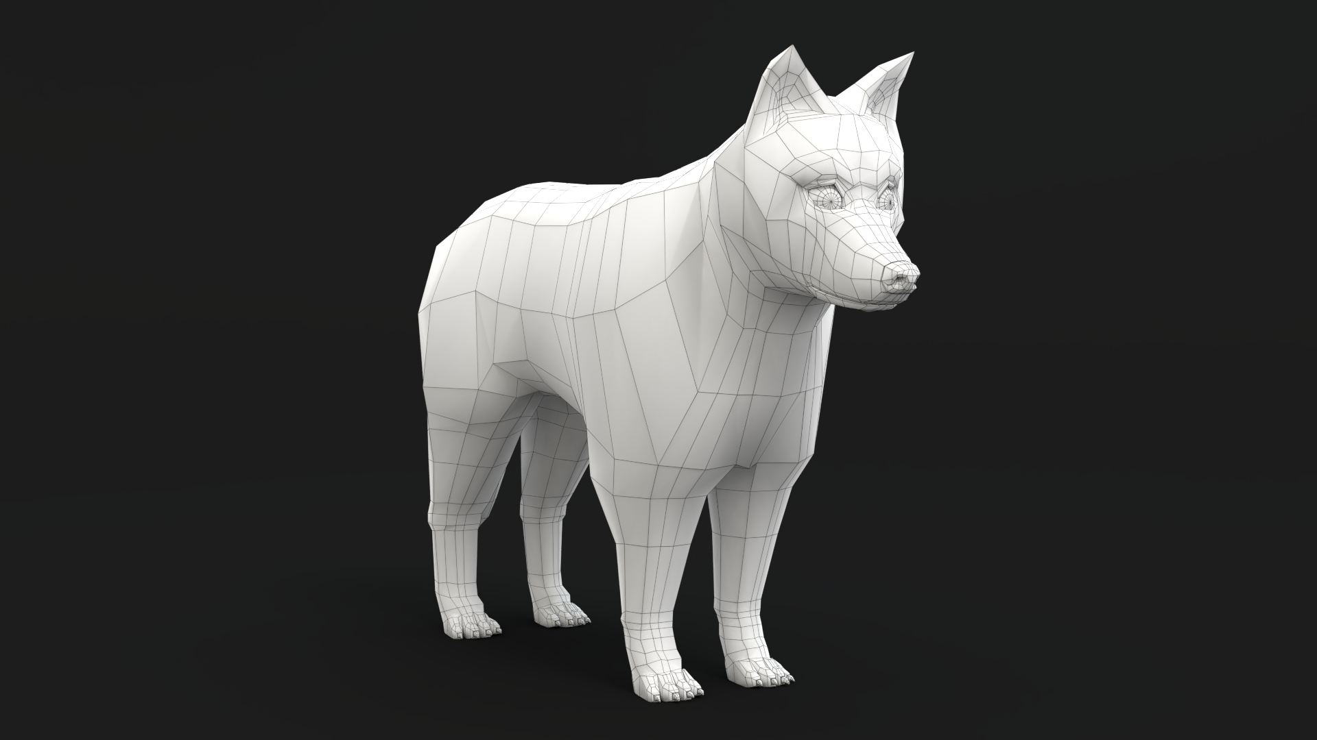 Animowany Wilk Model 3D - TurboSquid 1508533