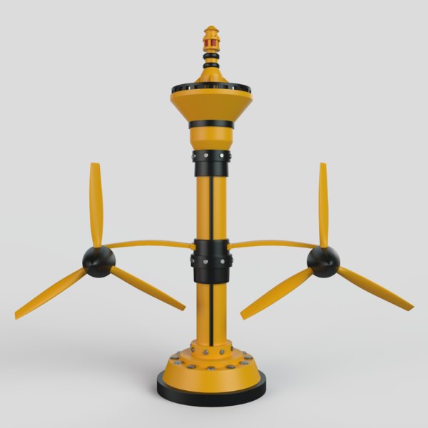 3d Tidal Models Turbosquid 