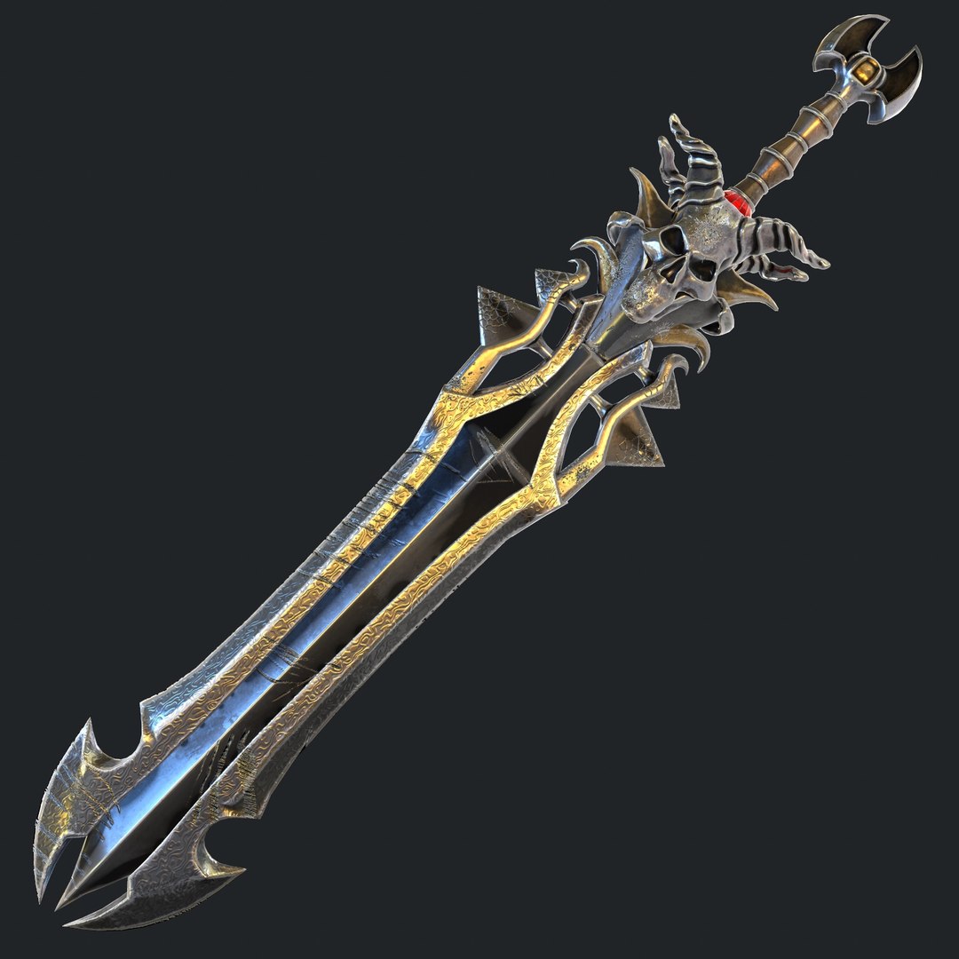 Fantasy sword 18 model - TurboSquid 1508550