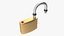 3D model padlock pbr metallic - TurboSquid 1508800
