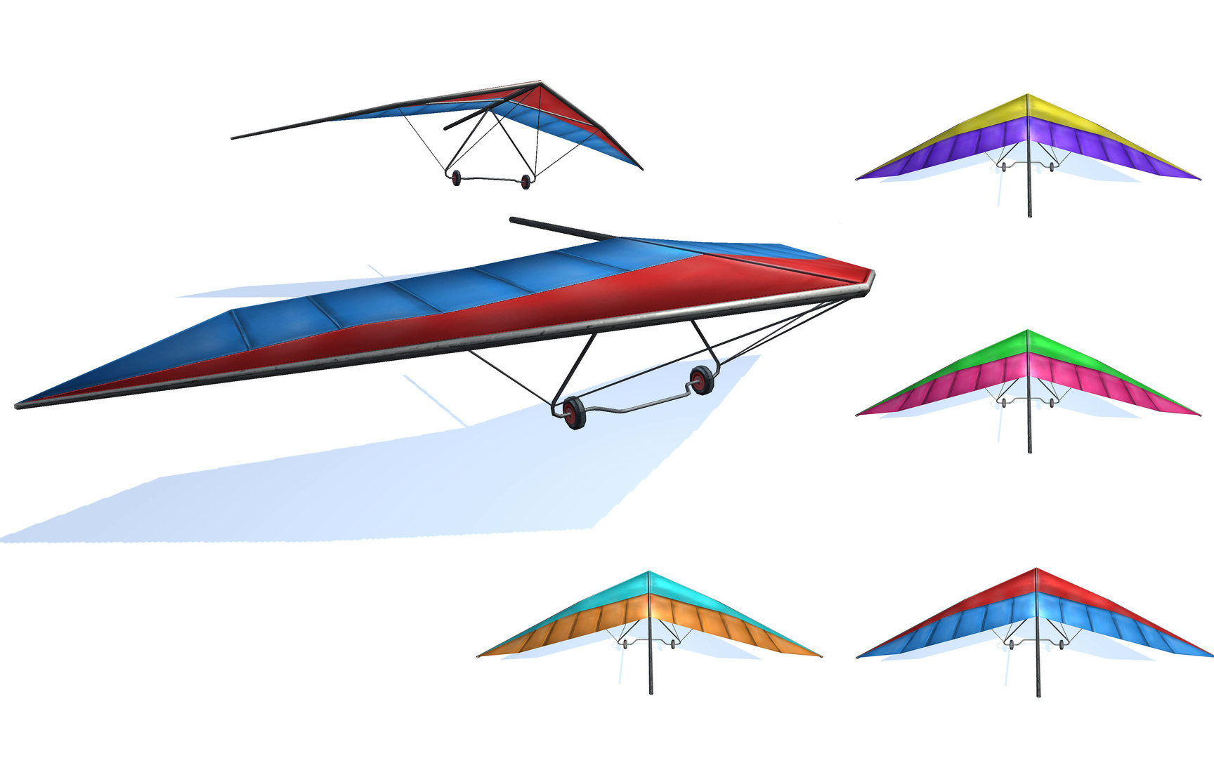 Hang glider 3D model - TurboSquid 1508822