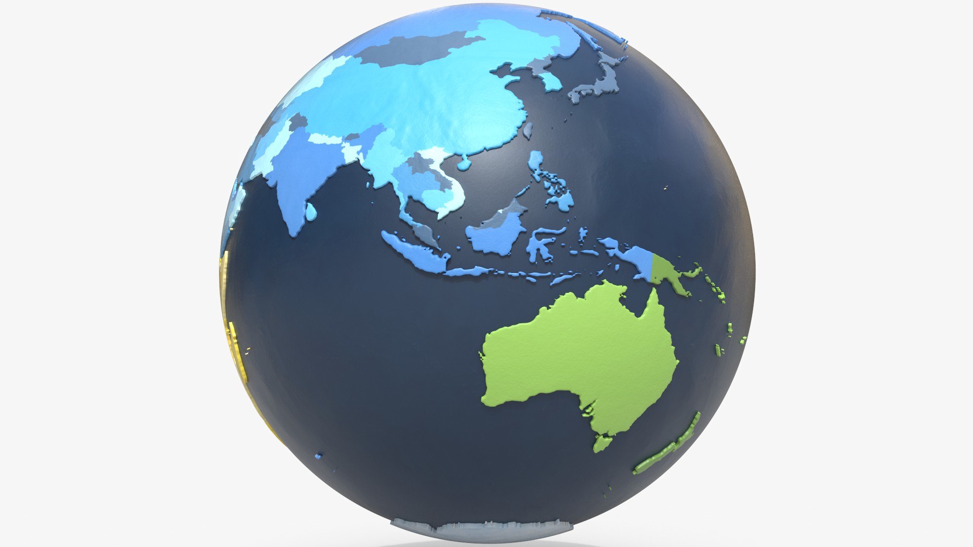 3D model geopolitical earth globe - TurboSquid 1508919