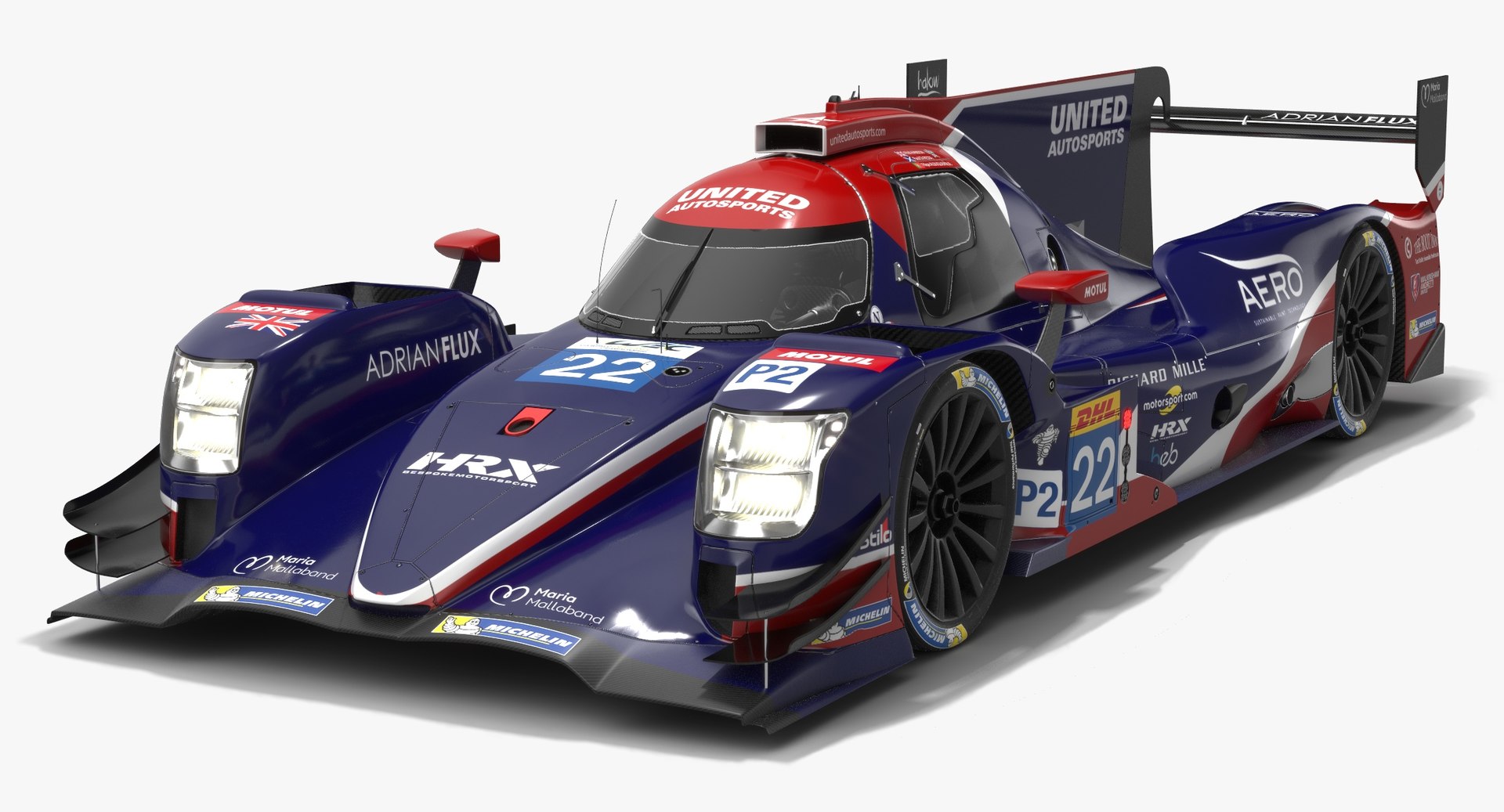 United autosports wec lmp2 3D model - TurboSquid 1508970