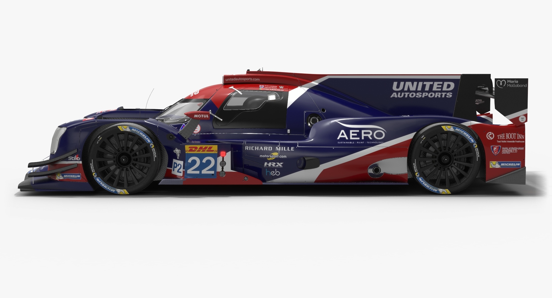 United autosports wec lmp2 3D model - TurboSquid 1508970