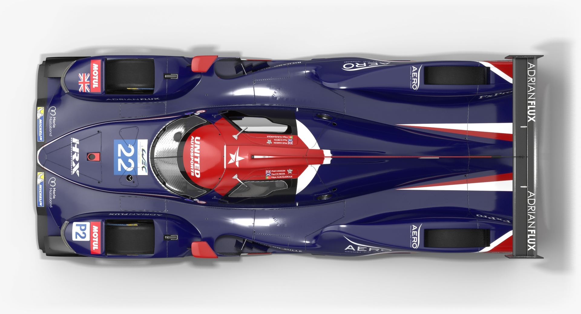 United autosports wec lmp2 3D model - TurboSquid 1508970