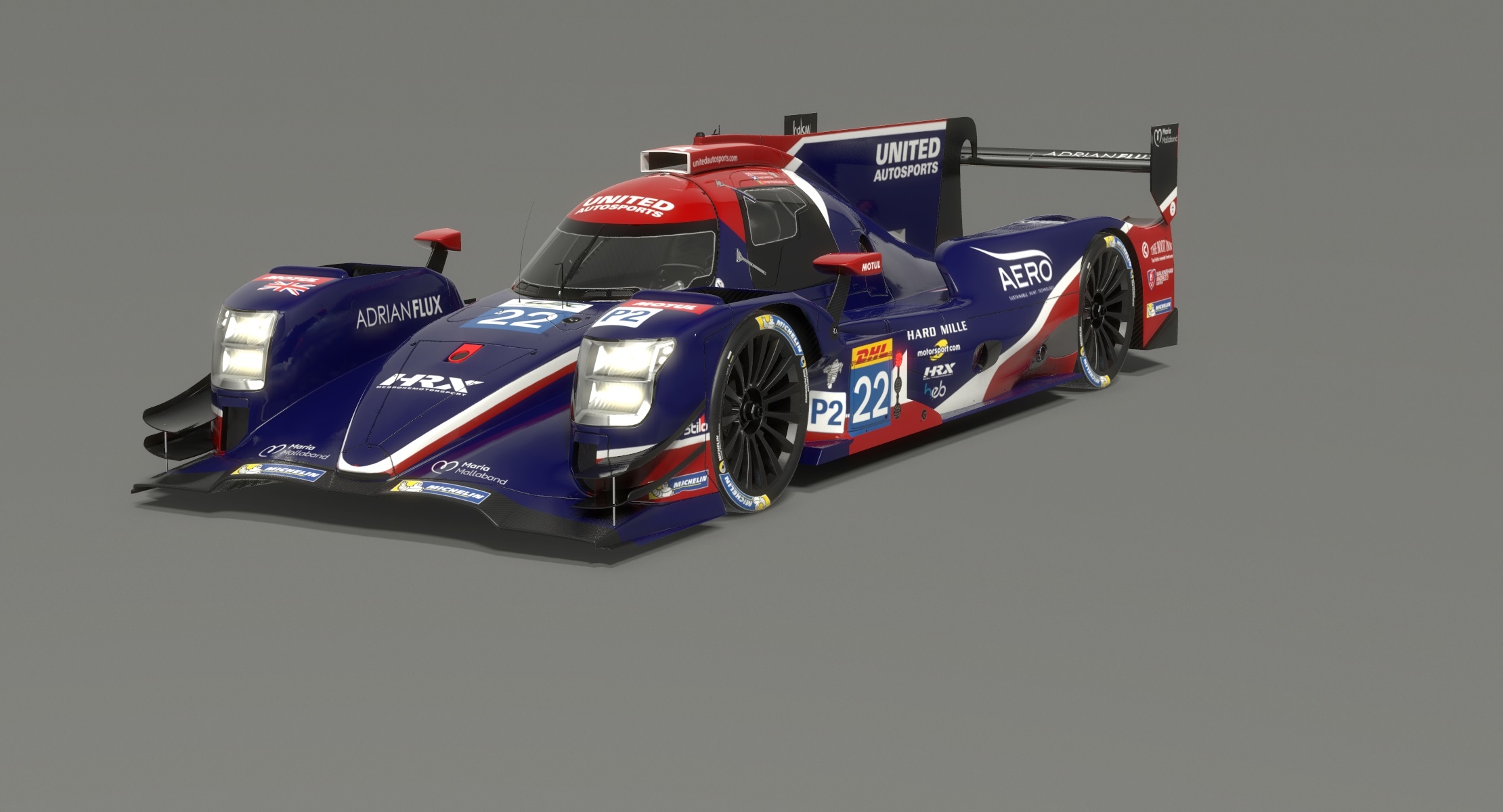 United autosports wec lmp2 3D model - TurboSquid 1508970