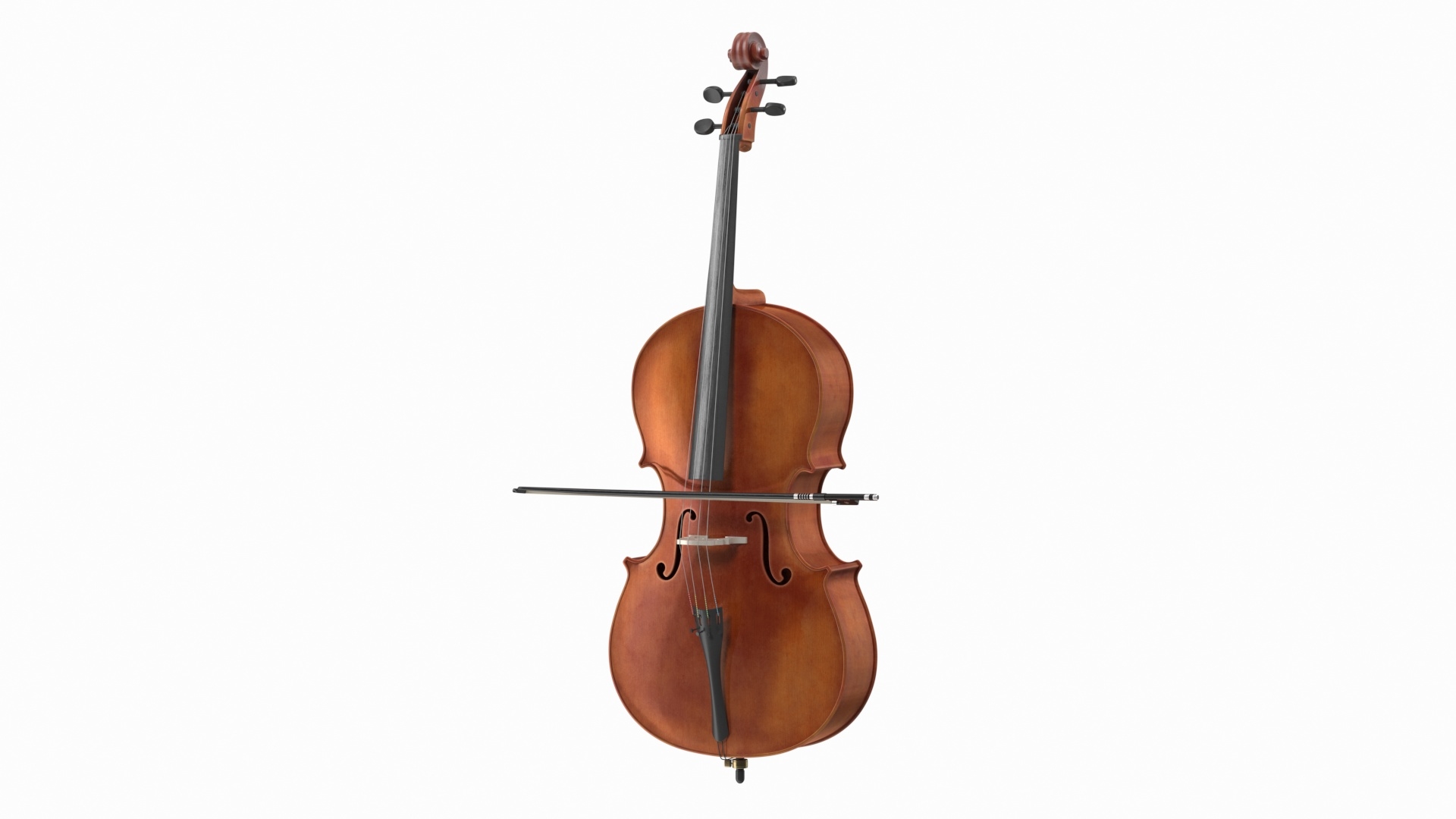 Cello instrument bow 3D model - TurboSquid 1509478
