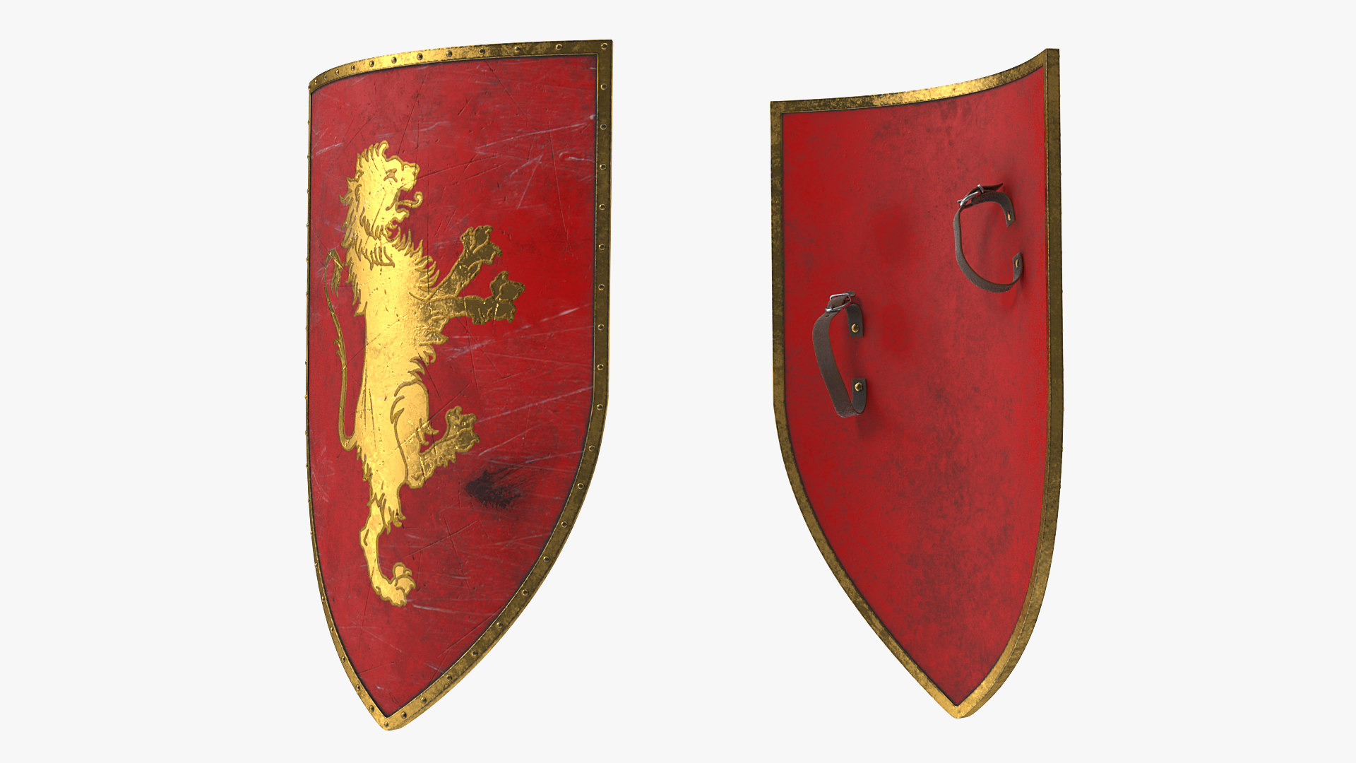 3D knight shield model - TurboSquid 1509521