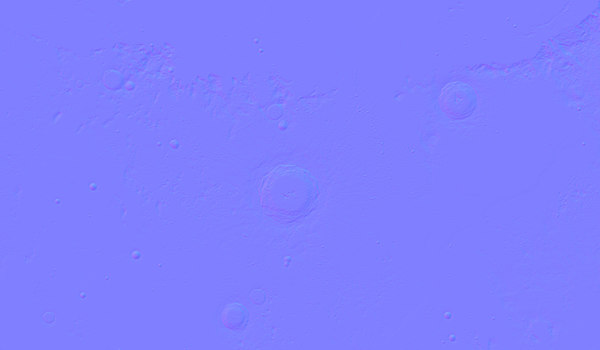 Texture TIFF Moon Normal Map