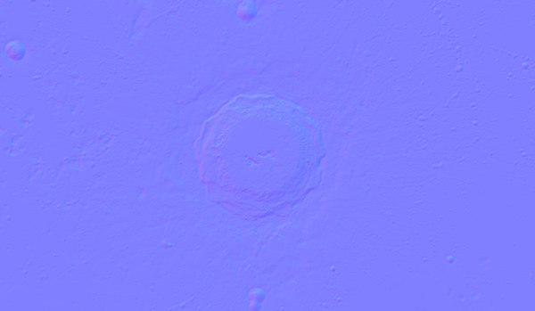 Texture TIFF Moon Normal Map