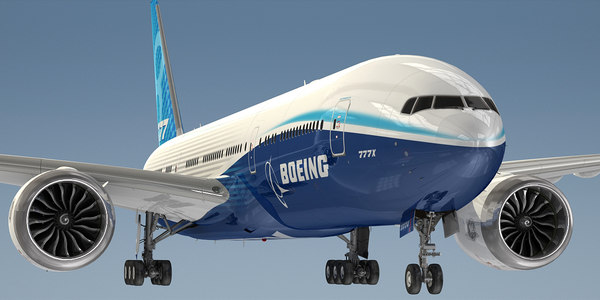 Boeing 777x family aircrafts model - TurboSquid 1509136