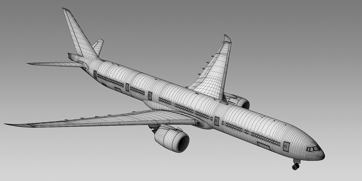 Boeing 777x family aircrafts model - TurboSquid 1509136