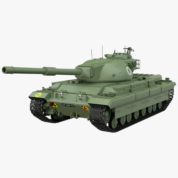 Fv 214 conqueror 3D model - TurboSquid 1509143