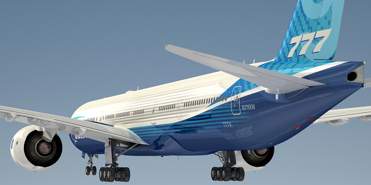 Boeing 777x family aircrafts model - TurboSquid 1509136