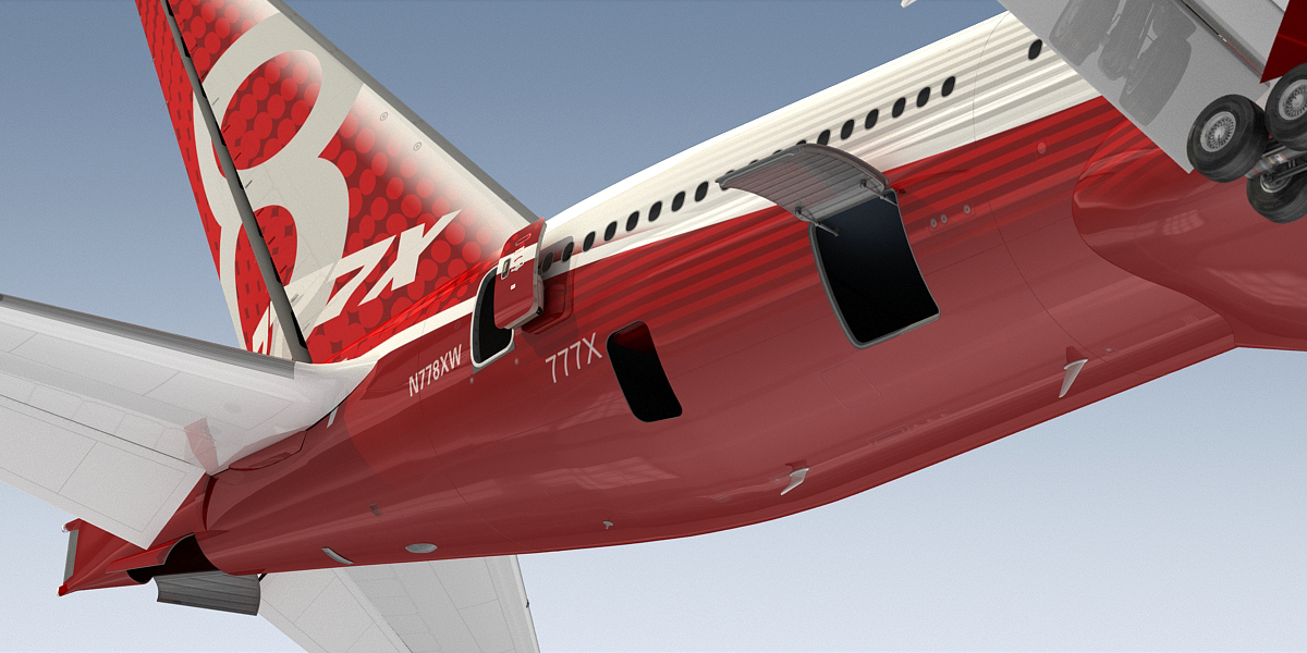 Boeing 777x family aircrafts 3D model - TurboSquid 1509146