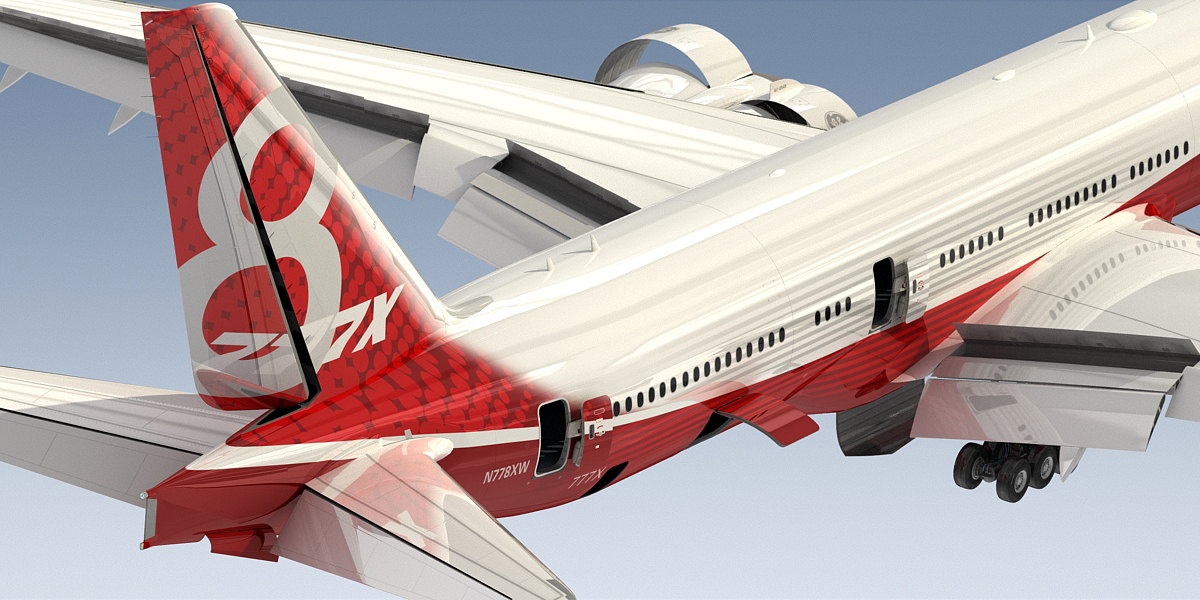 Boeing 777x family aircrafts 3D model - TurboSquid 1509146