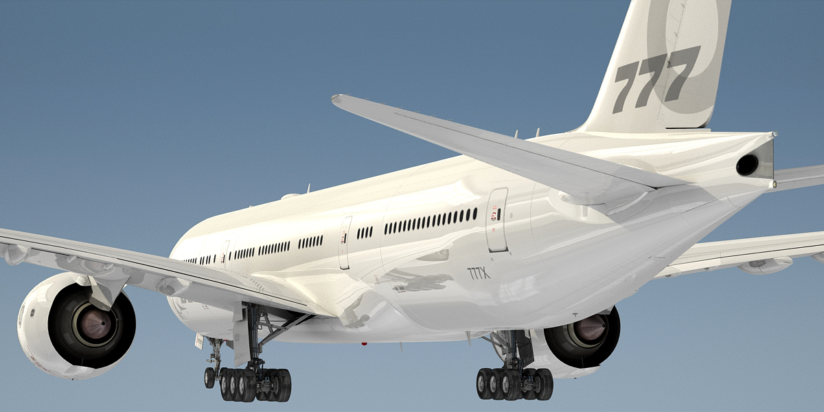 3D model boeing 777x family generic - TurboSquid 1509144