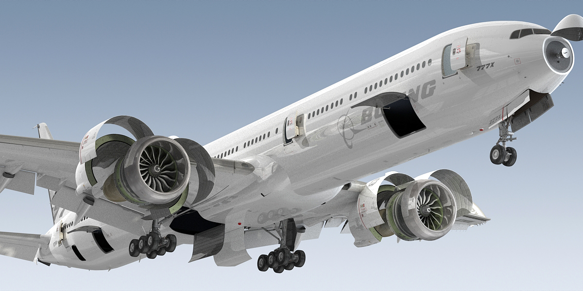 3D model boeing 777x family generic - TurboSquid 1509144